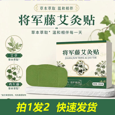 将军藤艾灸贴旗舰店官方正品腰腹两用热敷贴升级款7cd