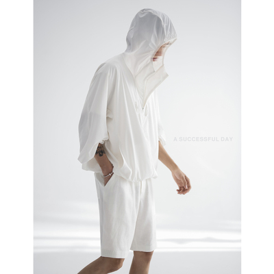 ASSDY|冰咖玉/凉感抗菌/夏季UPF50+防紫外线连帽防晒衣服男女外套