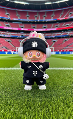 定制17cm玩偶衣服三代拉布布拜仁球衣前方高能labubu忠诚新款娃衣