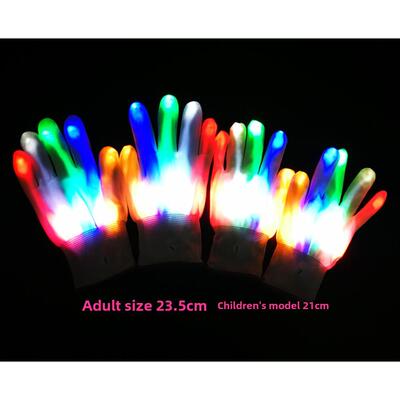 Children's led illuminated gloves for Christmas Hallowee