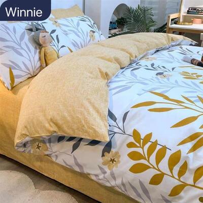 100% cotton bed sheet set bedding bedsheets sets duvet cover