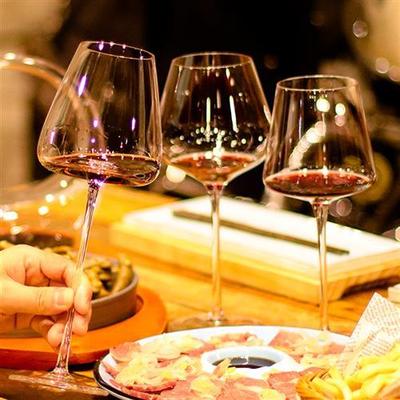 Crystal red wine glass set elegant wine glasses Goblet红酒杯