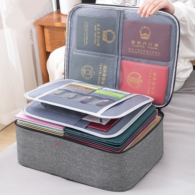 防水证件收纳包盒家用神器家庭资料房产证书文件整理箱袋卡包