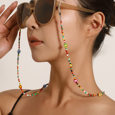 Beaded Glasses Chain Accessories Temperament Sunglasses Rope