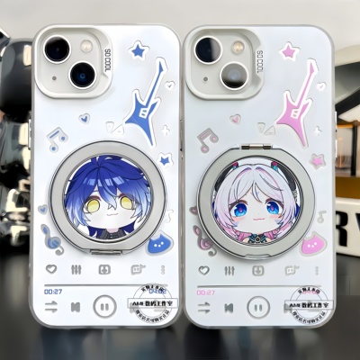 原神手机壳丝柯克芙宁娜磁吸支架