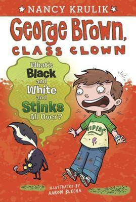 现货 进口英文原版 What's Black and White and Stinks All Over? #4 什么东西是黑白的，到处都是臭味#4 课外阅读章节书 故事书