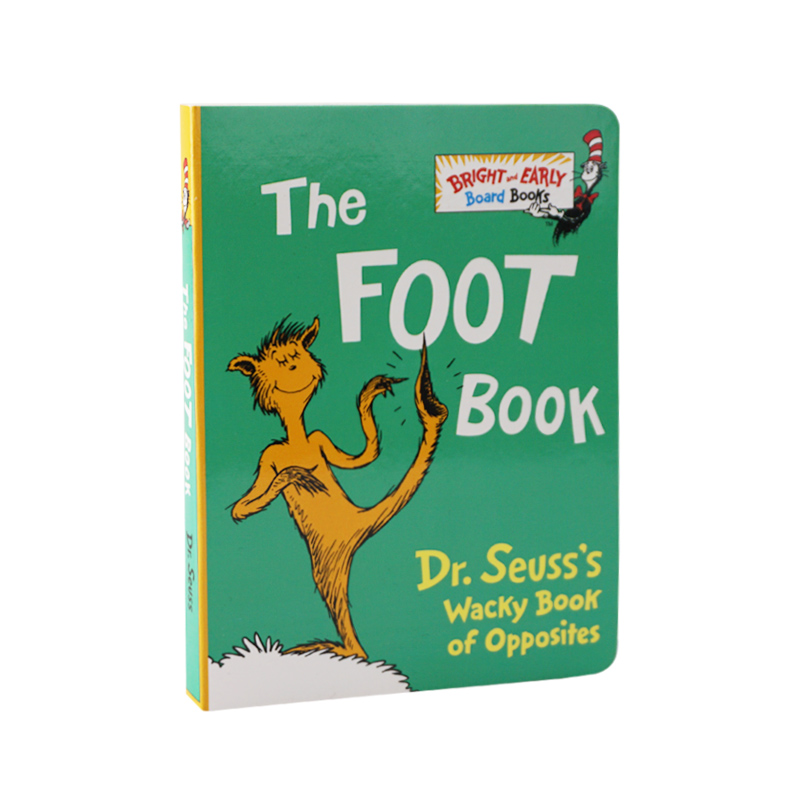 英文原版绘本低幼适龄版启蒙 The Foot Book纸板书廖彩杏推荐书单宝宝学习阅读英语正版进口图画书硬壳不怕撕咬_虎窝淘