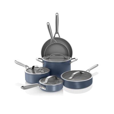 美国代购Ninja Non-Stick Pots & Pans Set不粘锅锅具套装