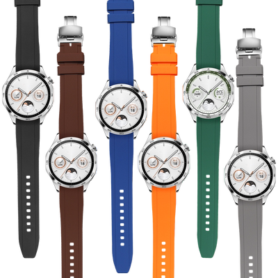 适配华为GT4/3/2弧形硅胶表带