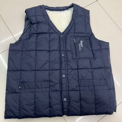 男士羽绒皮毛一体可拆卸内胆马甲