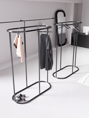 服装店专用展示架落地式圆形挂衣服架子男装女装裤子中岛陈列货架