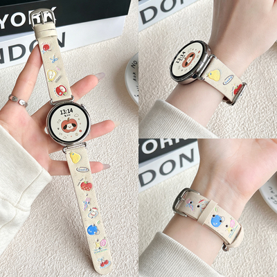 UHADA水果大王皮质表带女款可爱