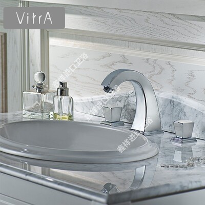 VitrA威达波旁王朝系列三孔面盆台盆水龙头A42339