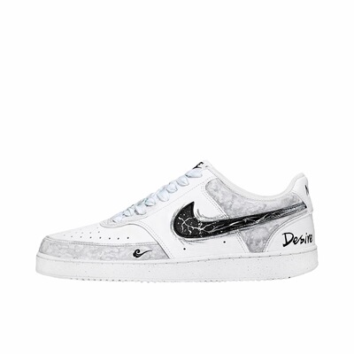 【定制球鞋】 Nike Court Vision 1 板鞋   雷霆雾海 DH2987-110