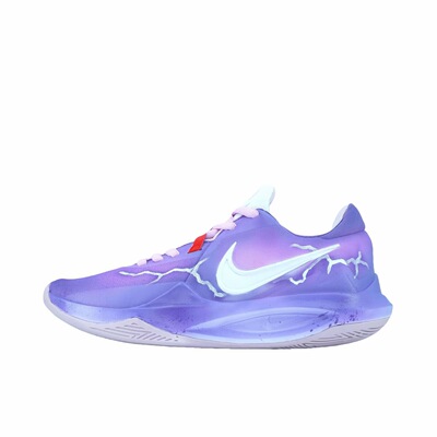 【定制球鞋】Nike Precision 6 篮球鞋  紫色闪电 DD9535-100