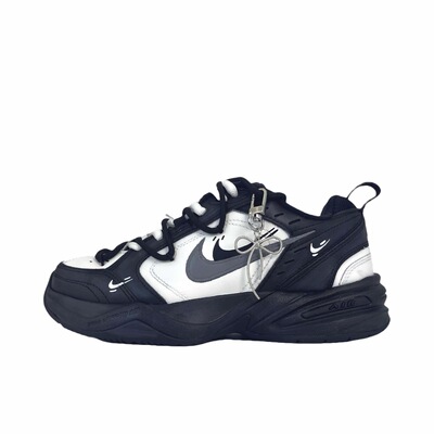 【定制球鞋】Nike AirMonarchIV运动休闲鞋 黑白蝴蝶结415445-001