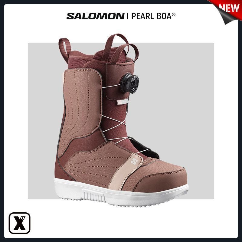 易毒[EXDO]W24新品 Salomon萨洛蒙单板滑雪鞋女保暖雪靴PEARL BOA_虎窝淘