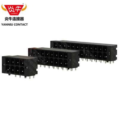 炎牛双排插拔式5.08mm接线端子