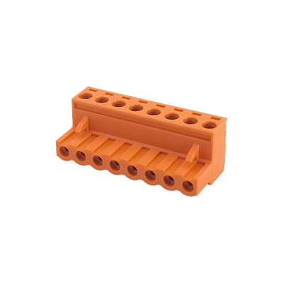 5.08mm橙色公母对接插头KF2EDGK