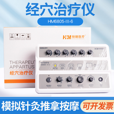 恒明经穴理疗仪电针仪医用颈椎按摩针灸仪穴位HM6805-III型治疗仪