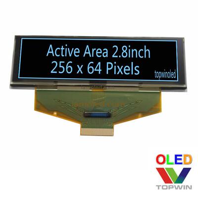 2.8寸oled液晶显示屏2.8寸蓝光UG5664ALBDF01驱动2.9英寸蓝色裸屏