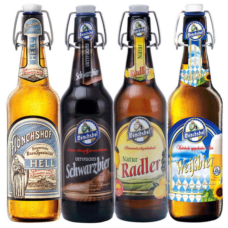 德国猛士小麦皮尔森黑啤酒