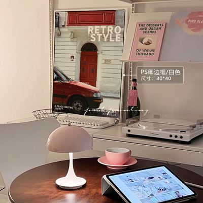 港画 复古建筑杂志海报挂画Poster style11小众摄影作品装饰画