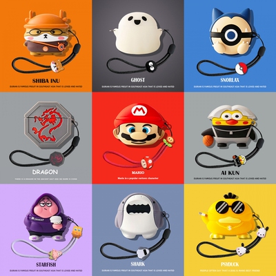 适用于OPPO Enco X3保护套硅胶软壳oppoencox3无线蓝牙耳机套可爱卡通oppox3保护壳充电仓盒子小众挂绳