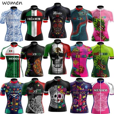 Camiseta de ciclismo de nuevo méxico para mujer, Top de man