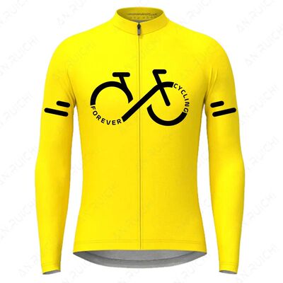 Camiseta de manga larga de ciclismo para hombre, camisa tran