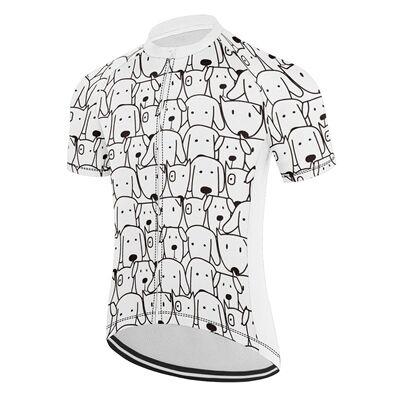 Ropa de ciclismo para hombre, camisa divertida de manga cort