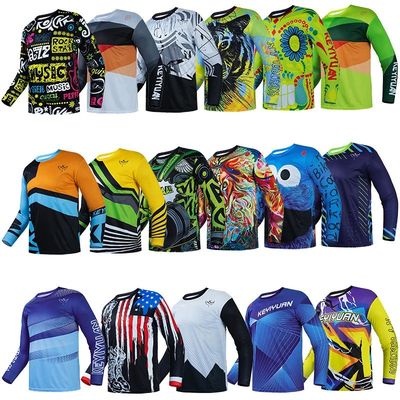 KEYIYUAN-Maillot de Ciclismo de manga larga para Hombre, cam