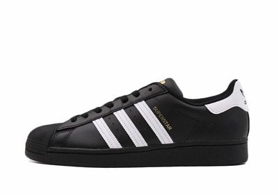 adidas 板鞋 轻便贝壳头薄底舒适百搭耐磨 黑白/EG4959。039仓