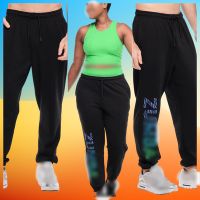 清仓处理ZW现货尊健身服Zum桑巴舞蹈服宽松裤宽松棉毛圈长裤  055