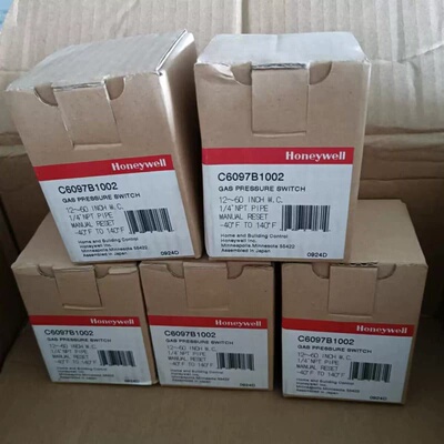 C6097B1002现货20个 HoneywellHoneywell压力开关原装全新