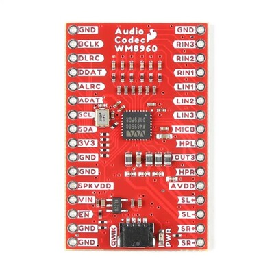 BOB-21250 SparkFun Audio Codec Breakout - WM8960 (Qwiic)