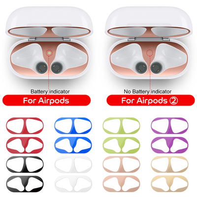 Metal Dust Guard for Apple AirPods 1 2 Case Cover Accessori