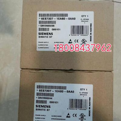 原装正品6ES7307-1EA80-0AA0模块
