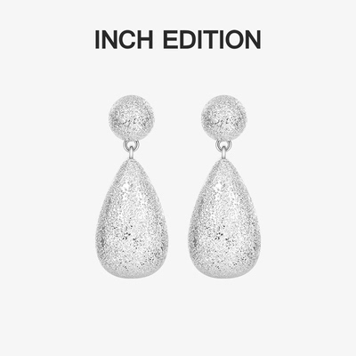 INCH EDITION鎏金水滴耳坠 时光不惑系列气质高级小众设计耳坠