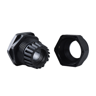 M型电缆防水接头 公制螺纹固定葛兰头塑料尼龙密封接头M12/16/18