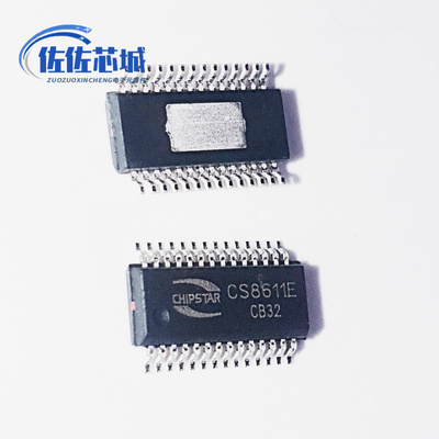 CS8611E CS8611 EQA28 扩频技术2x15w+30w 2.1声道专用功放芯片