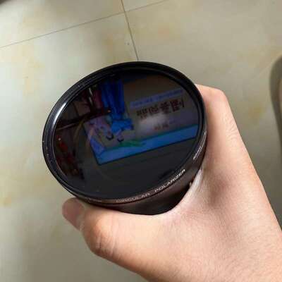 议价制造偏振镜POLARIZER，圆形偏振片，成色良好，镜片可维修