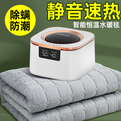 志高水暖电热毯2024新款水热毯水循环炕双控电褥子单人冬季D28006