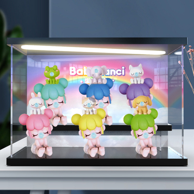 适用 ROLIFE 若来 BabyNanci囡茜 坐坐系列盲盒亚克力彩绘收纳盒