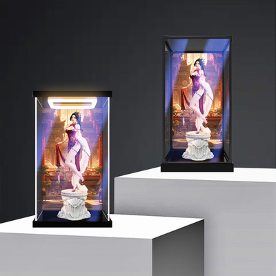 适用BearPanda 拳皇 不知火舞 1/6 手办模型亚克力彩绘背景收纳盒