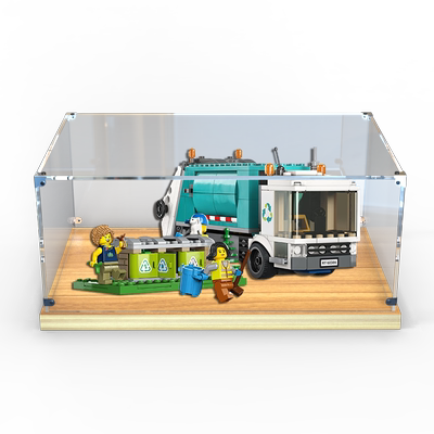 收纳盒乐高环卫垃圾车积木拼装