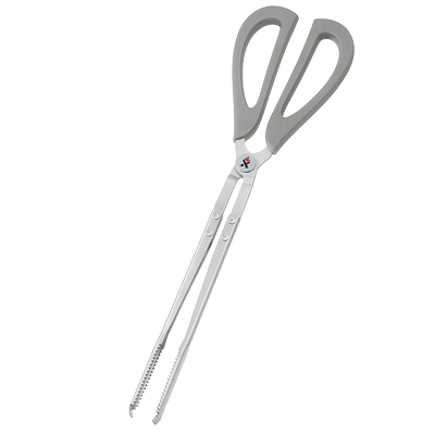 烧烤炭夹子加长炭夹木炭火钳不锈钢炭夹厨房户外常用碳夹环卫工具