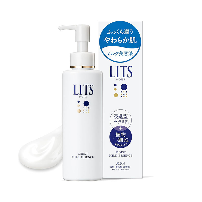 日本代购 LITS乳液 含植物干细胞美容成分 如牛奶般柔润丰盈100ml