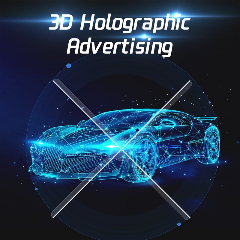 3D holographic projector advertising machine air imaging
