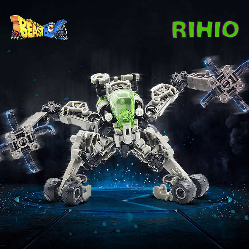 RIHIO无限深远系列 MM008狐猴号采集者 1:60国产模型变形玩具车_虎窝淘